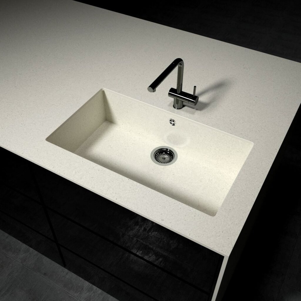 Dekton Grigio | Sa Caleta Sink - Oasink integrated sinks.